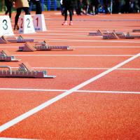 China Permeable Eco Sports Flooring 400M Non Poisonous Athletic Running Track 13mm for sale