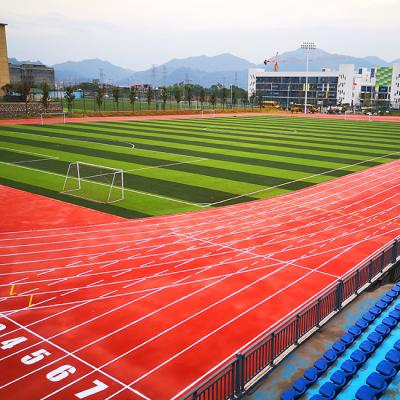 China Recyclable Eco Sports Flooring Self Knot Pattern Running University for sale