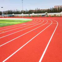 China Recyclable Eco Sports Flooring Self Knot Pattern Running University for sale