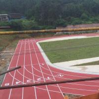 China SBR Particle Mixture Sandwich System Running Track UV-Resistance for sale