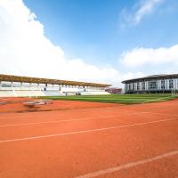 China Full PU Athletic Track 13mm Thickness Anti-Slip High Strength Durable Outdoor Sports Surface for sale