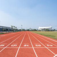 China Full Polyurethane Running Track Surfaces Drier And Line Marking for sale
