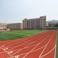 China Fireproof Sandwich System Running Track 13mm EPDM SBR Jogging Track Material for sale