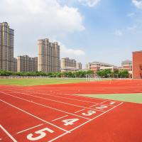 China Fireproof Sandwich System Running Track 13mm EPDM SBR Jogging Track Material for sale