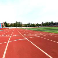 China UV Resistant Sandwich System Running Track 13mm Thickness IAAF Certified Outdoor Athletic Track for sale