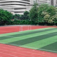 China 13mm Full Pour System Running Track EPDM SBR Rubber Athletic Stadium Flooring for sale