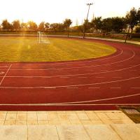 China IAAF Certificated  Athletic Running Track Blue Walking Way Jogging Track for sale