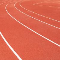 China IAAF Certificated  Athletic Running Track Blue Walking Way Jogging Track for sale