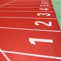 China Professional 13mm Thickness Sandwich Synthetic Rubber Running Track Cement for sale