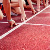 China 13mm Odorless Eco Sports Flooring Breathable Rubber Running Track EPDM SBR for sale