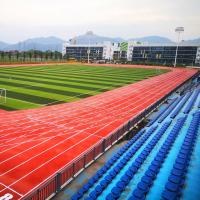China ITF Eco Sports Flooring 400M All Weather Running Track 13mm Thickness Environmental-Friendly for sale