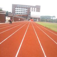 China IAAF Certified 13mm All Weather Anti Slip Polyurethane Running Track Surface for sale