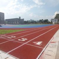 China ITF Eco Sports Flooring 400M All Weather Running Track 13mm Thickness Environmental-Friendly for sale