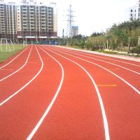 China 11mm Thickness SBR Reclaimed Rubber Jogging Track Non Pollution for sale