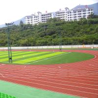 China 11mm Thickness SBR Reclaimed Rubber Jogging Track Non Pollution for sale