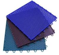 China Recyclable Anti Aging Interlocking Gym Mats for Basketball Court PP Floor Tile 3500N for sale