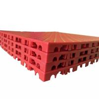 China PP Interlocking Garage Floor Tiles 50cm Anti Slip Snap Together Drainage Mats Modular Cushion for sale
