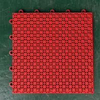 China Recyclable Anti Aging Interlocking Gym Mats for Basketball Court PP Floor Tile 3500N for sale
