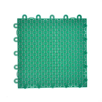 China PP Interlocking Sports Flooring 1.8cm Thickness 40x40cm Open Profile Structure for sale