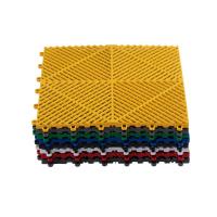 China PP Interlocking Basketball Flooring 13mm Thickness Sport Court Tiles for School Outdoor Use for sale