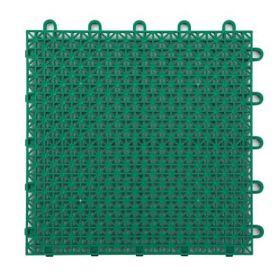 China PP Interlocking Sports Flooring Tiles 40x40cm Outdoor Basketball Court Modular for sale