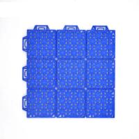 China Recyclable PP Interlocking Sports Tiles 245x245x11mm for Futsal Court for sale