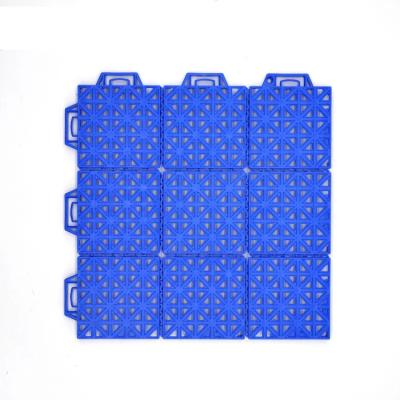 China Recyclable PP Interlocking Sports Tiles 245x245x11mm for Futsal Court for sale