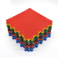 China PP Interlocking Sports Tiles 25x25cm 13mm for Basketball Court Outdoor Waterproof for sale
