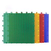 China PP Interlocking Sports Tiles 30x30cm Self-Drainage Outdoor Flooring for sale