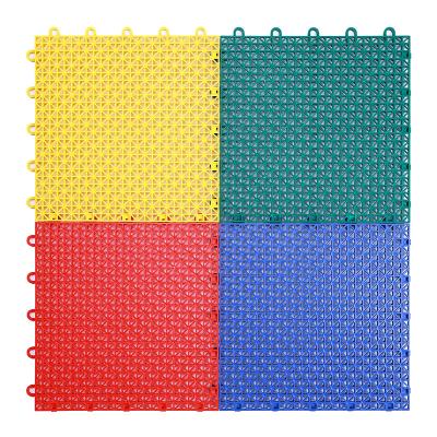 China Anti Fatigue PP Interlocking Tiles Waterproof Outdoor Flooring Coloured for sale