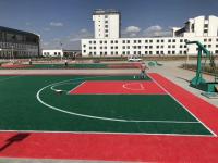 China 350g/pc PP Interlocking Floor Outdoor Basketball Court for sale