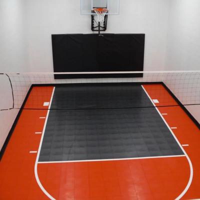 China PP Interlocking Flooring Tiles 25cm x 25cm Outdoor Sports Surface 1634kg Load Capacity for sale