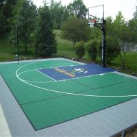 China 2500N Removable Indoor Sports Flooring Polypropylene Interlocking Tiles for sale