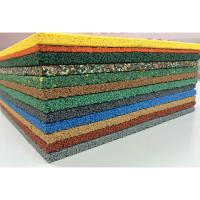 China 51% Elongation No Cracking Playground Rubber Play Tiles for sale