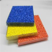 China ODM Eco Friendly SBR Rubber Safety Tiles 15mm High Elasticity Synthetic Athletic Track for sale