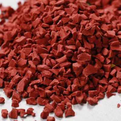 China IAAF Certified EPDM Rubber Safety Tiles 13mm for Running Track Playground Flooring for sale