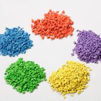 China SGS Red 3mm EPDM Granules Flooring Odorless SBR System Free Sample for sale