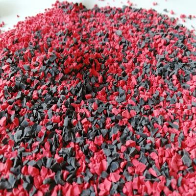 China High Elasticity EPDM Rubber Flooring 8-15mm Thick Durable Athletic Playground Surface for sale
