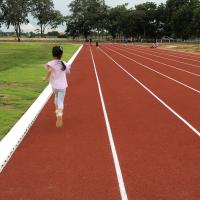 China Eco Friendly Athletic Running Track Spray Coating System for sale