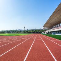 China Eco Friendly Athletic Running Track Spray Coating System for sale