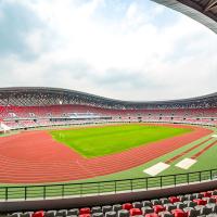 China Sandwich System Athletic Running Track 9mm Thickness For Kindergarten for sale