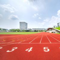 China Stadium Sandwich System Running Track EPDM Rubber Flooring Surface for sale