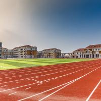 China Sandwich System Athletic Running Track 9mm Thickness For Kindergarten for sale