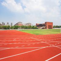 China 13mm Sandwich System Running Track Playground Sports Flooring UV Resistant for sale
