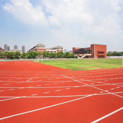 China 13mm Sandwich System Running Track Playground Sports Flooring UV Resistant for sale