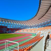 China Eco Friendly Athletic Running Track Spray Coating System for sale