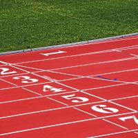 China Mixed PU 13mm Sandwich System All Weather Running Track for sale