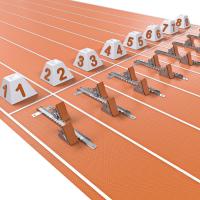 China 13mm Eco Sports Flooring Sandwich System Hybrid Jogging Track 0.90 N/mm2 for sale