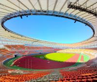 China 400 Meter Standard Prefabricated Running Track Permeable  Customized Logo for sale
