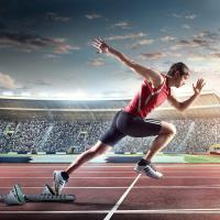 China Permeable Polyurethane Synthetic Rubber Running Track 13mm Thickness for Stadiums for sale